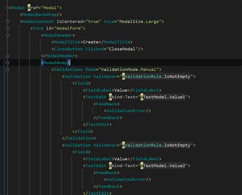 performance of form validation · issue 1499 · megabit blazorise · github