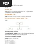 SQL Interview Questions CHEAT SHEET (2024) - InterviewBit | PDF | Database Index | Relational ...