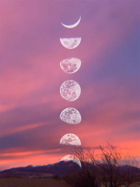 Moon Phases Wallpaper