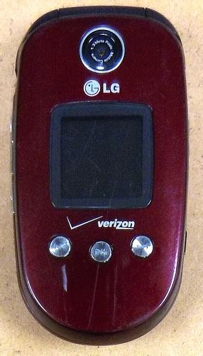Lg Vx8350 Maroon Red Verizon Cellular Flip Phone 652810813662 Ebay