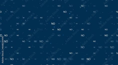 Template Animation Of Evenly Spaced No Symbols Of Different Sizes And