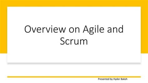 Overview On Agile Scrum Kanban Extreme Programming Xp And Scaled