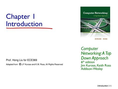 Chapter 1 Introduction Computer Networking A Top Down Approach 6th Edition Jim Kurose Keith