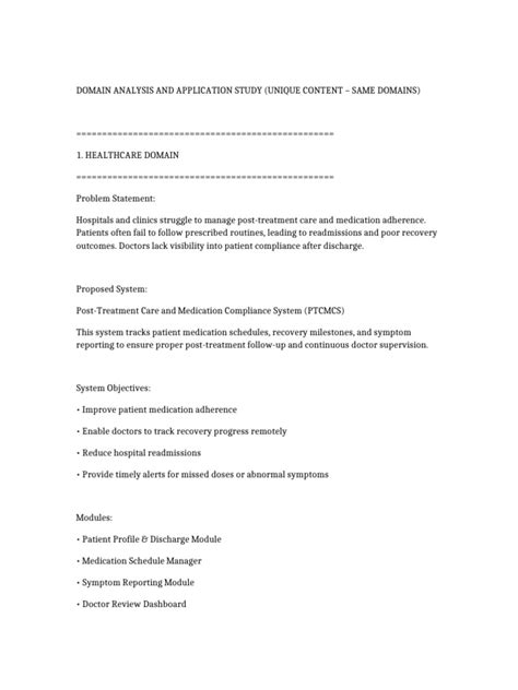 Uniquesamedomainanalysis Pdf Insurance Use Case
