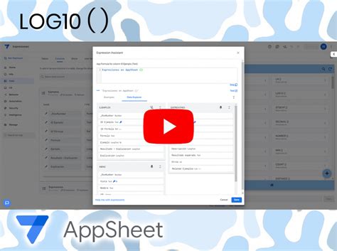 Log10 Appsheet Expresiones Tailorsheet