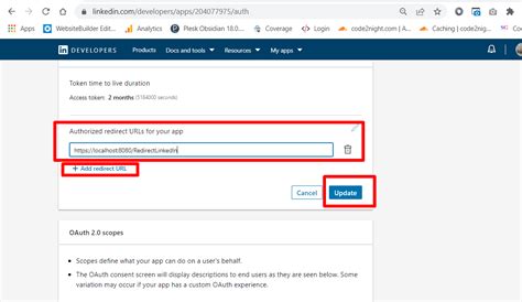 integrate linkedin login with asp mvc code2night
