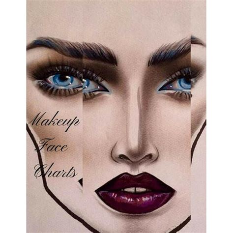 Paper Makeup Face Chart Saubhaya Makeup