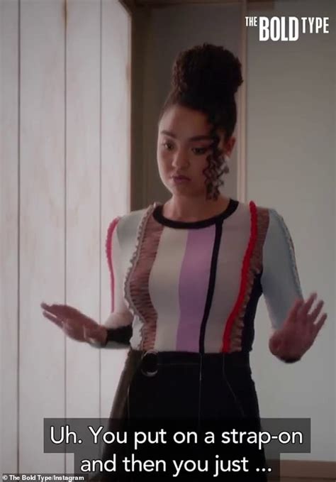 The Bold Types Aisha Dee On Filming Awkward And Sexual Scenes For The