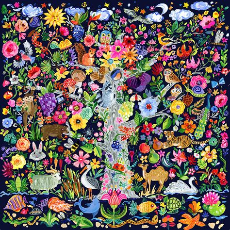 Tree of Life Archival Giclée Print by Jennifer Orkin Lewis A Joyful Celebration of Natures