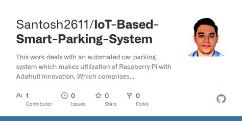Github Santosh2611iot Based Smart Parking System This Work Deals