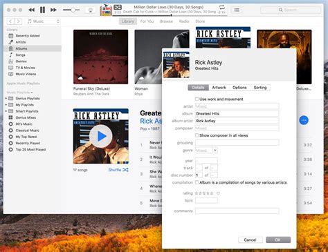 how to edit music metadata through itunes on your mac imore