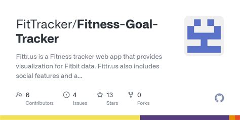 GitHub FitTracker Fitness Goal Tracker Fittr Us Is A Fitness Tracker Web App That Provides