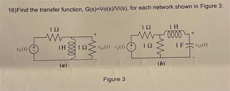 Solved 16 Find The Transfer Function G S Vo S Ni S For Chegg Com