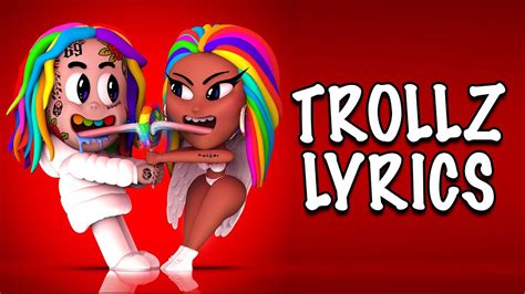 6ix9ine And Nicki Minaj Trollz Lyrics Youtube