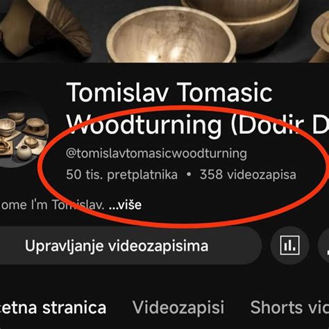 Post From Tomislav Tomasic Woodturning