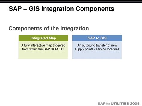 PPT Waterworks SAP GIS Integration PowerPoint Presentation Free Download ID