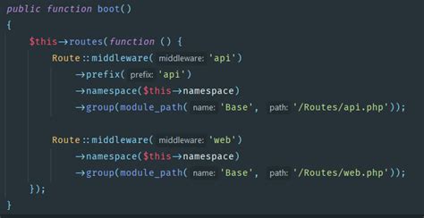 One Question Why Dont You Update Routeserviceprovider Modules · Issue 1512 · Nwidartlaravel
