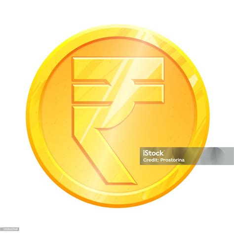 흰색 배경에 황금 루피 동전 Inr 기호입니다 금융 투자 개념 교환 인도 통화 돈 은행 그림입니다 사업 소득 금융 기호 스톡 벡터 0명에 대한 스톡 벡터 아트 및 기타