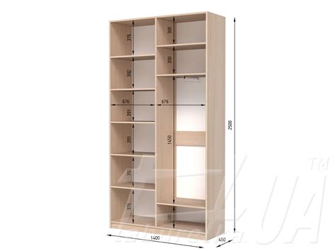 Розпашна шафа ШР 4 1400 мм Senam Купити недорого в інтернет магазині Taburetka™