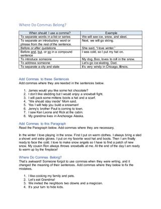 Commas PDF
