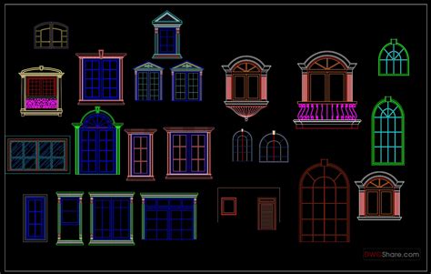 119 Cad Classical Elements Cad Blocks Free Dwg