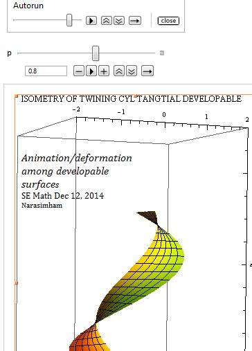 Differential Geometry Animationdeformation Among Developable