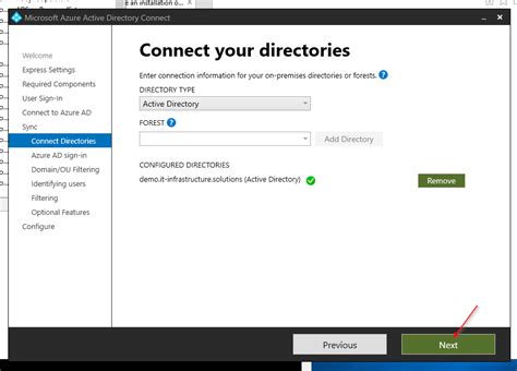 Setting UP AD Connect Azure