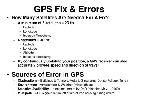 ppt global positioning system technical overview powerpoint