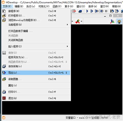 Halcon学习和实践（导出cpp文件）halconcpph Csdn博客