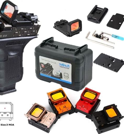 Tactical Red Dot Flipdot Mini Red Dot Sight Compact RMR Flip Up Reflex