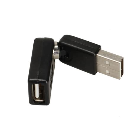Pro USB Connectors Flexible Swivel Twist Angle Degree Rotating USB Male To Female