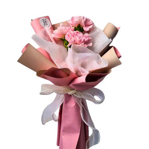 Cotton Candy Carnation Bouquet Fav Florist Singapore