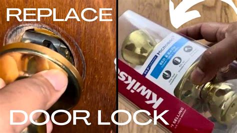 How To Install Kwikset Privacy Door Knob With Microban Technology Step By Step Guide Youtube