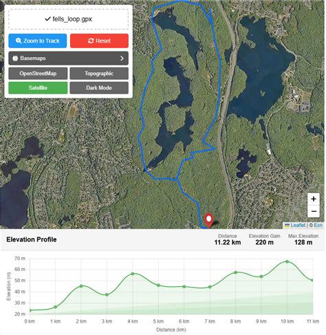 Gpx Online File Viewer View Gpx Gps Data On Map And Get Elevation Profile Online Map Maker