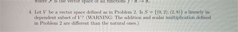 Solved For any (x1,x2),(y1,y2)∈R2 and c∈R, define | Chegg.com