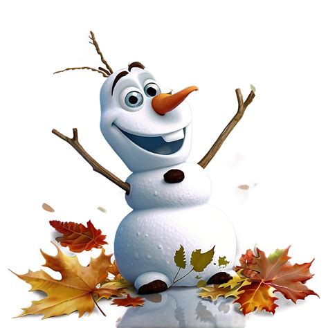 Download Olaf In Autumn Png Odj75