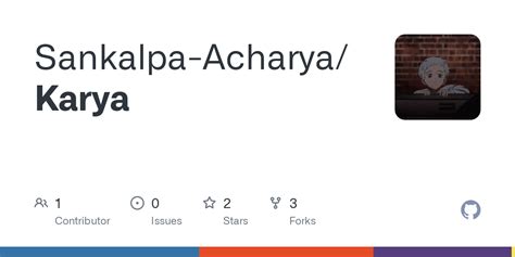 Github Sankalpa Acharyakarya