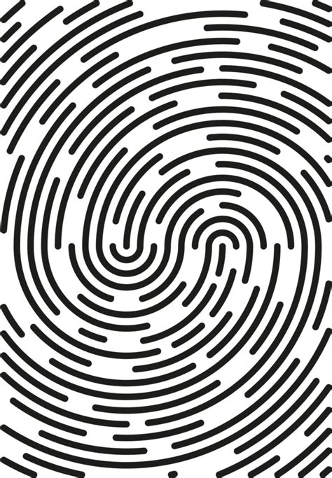 Fingerprint Identification Symbol Icon 21976601 Png