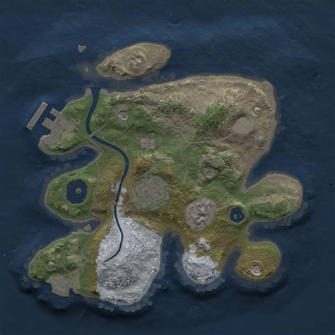 Procedural Map Rust Map Just Wiped Procedural Map Rust Map Just Wiped