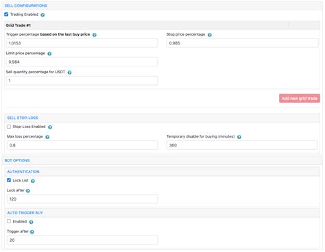 Lets Share Our Buy And Sell Setups · Issue 315 · Chrisleekr Binance Trading Bot · Github