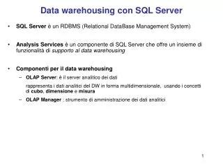 PPT Data Warehousing With SQL Server With Complete Guide PowerPoint Presentation ID
