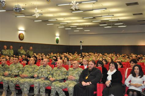 საახალწლო ღონისძიება გენერალ გიორგი კვინიტაძის სახელობის კადეტთა სამხედრო ლიცეუმში ახალი 2017