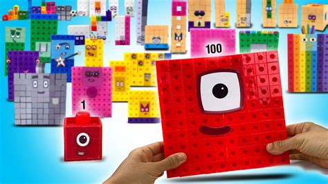Numberblocks Mathlink Cubes To 100 Shape Ae