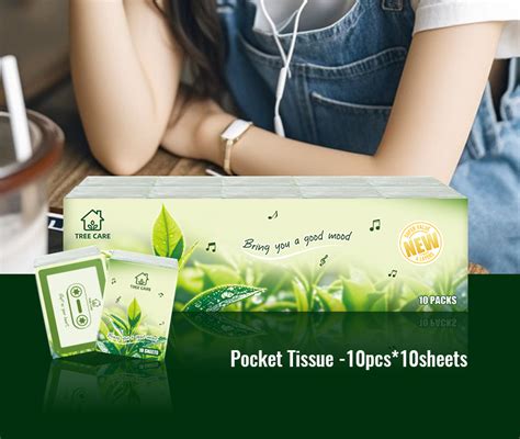 Pocket Paper Handkerchief Paper Tissue Paper Convenient Strap 10