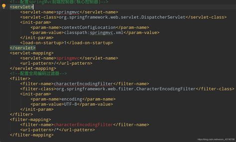 ide 创建聚合项目时 springmvc中的web xml文件中servlet name报红 web xml里面的类是红色的 csdn博客