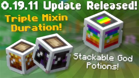QoL Skyblock Update God Potions Mixin Changes Item Buffs More Hypixel Skyblock News YouTube