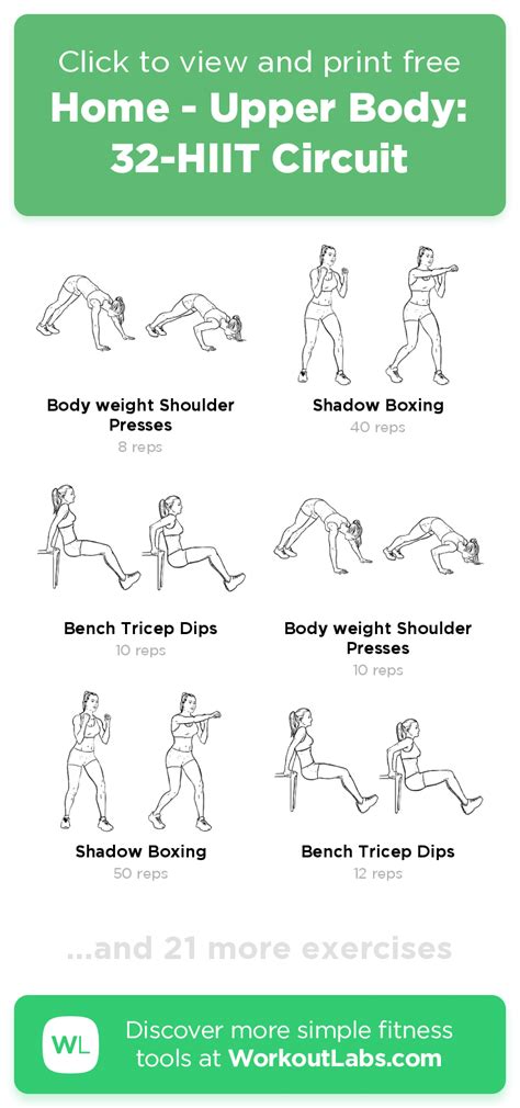 Upper Body Hiit Circuit