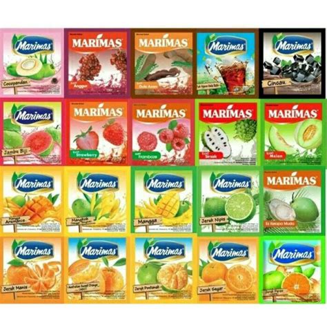 1dozen Contents 10 Sachets Of Marimas Instant Powder Drinks Assorted