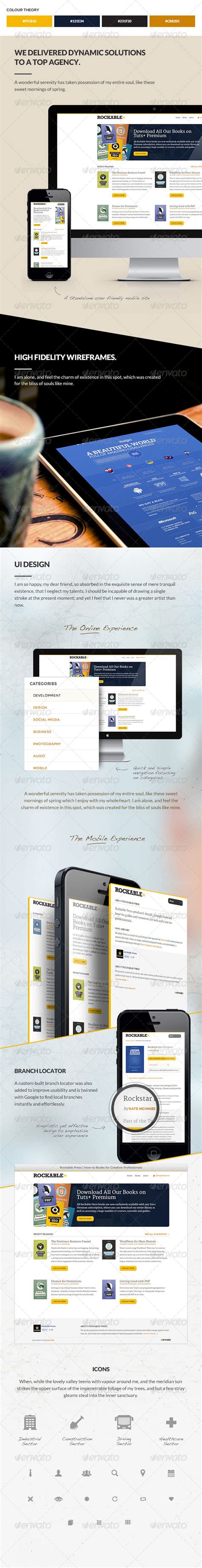 Case Study Mock Design By Mononation GraphicRiver